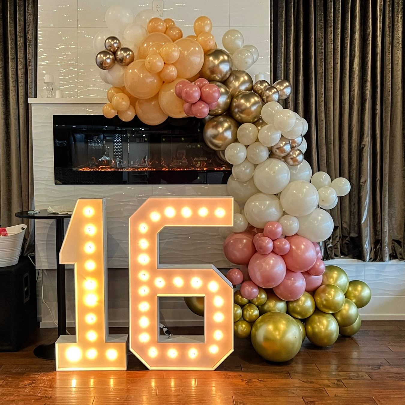 Marquee Numbers With Lights | Toronto Balloon Delivery