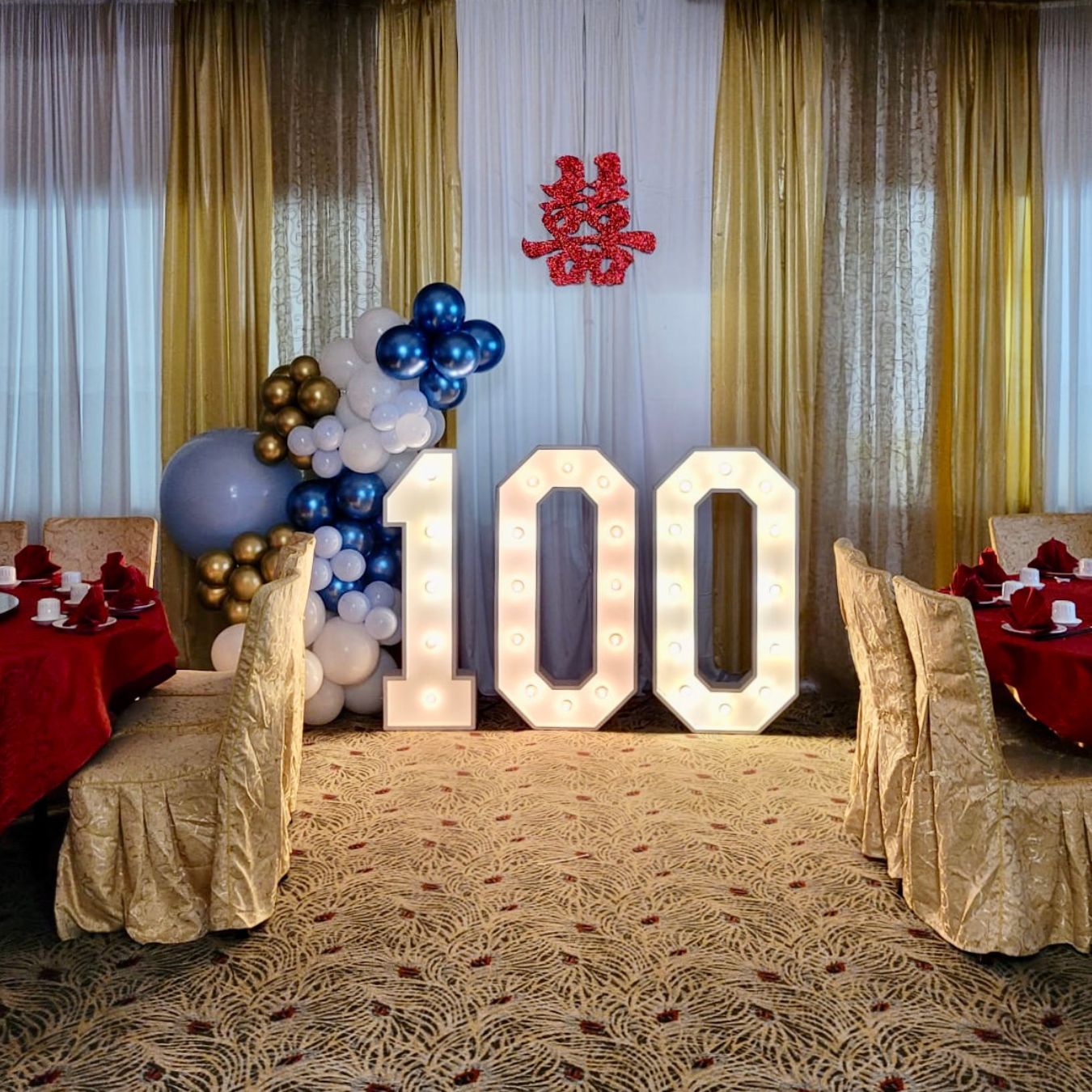 Marquee Numbers With Lights | Toronto Balloon Delivery